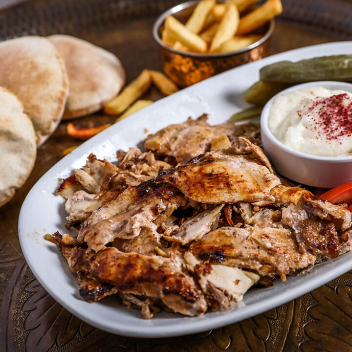شاورما دجاج - Al Hallab Restaurant & Sweets